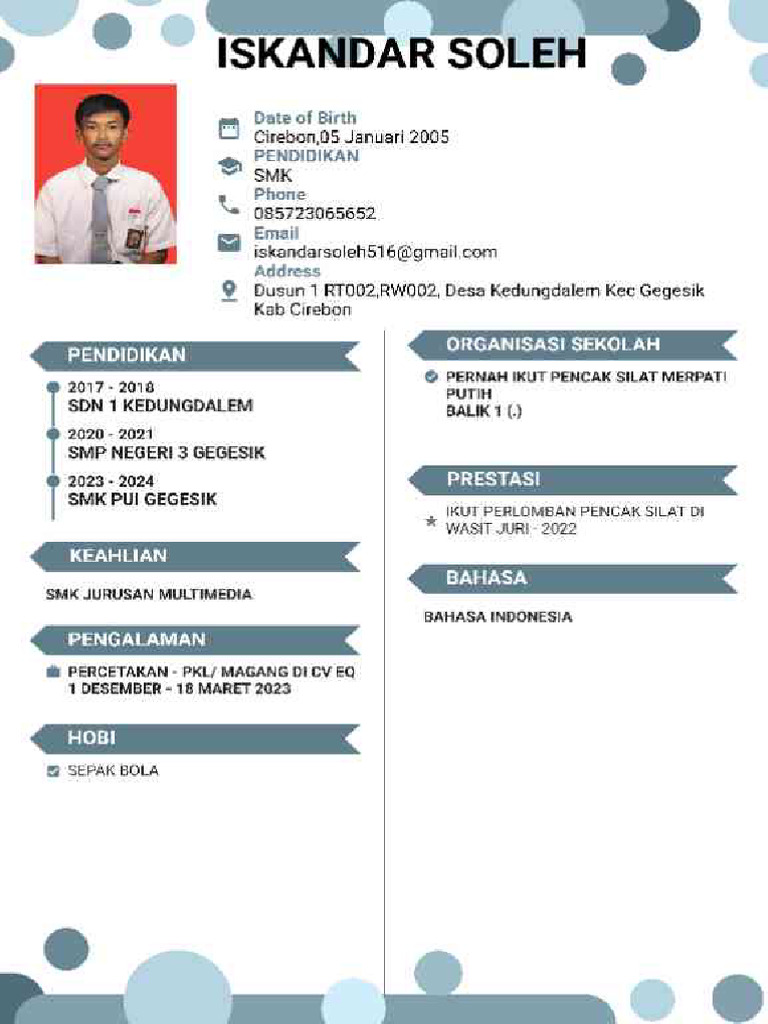 CV + Berkas Lamaran Kerja | PDF