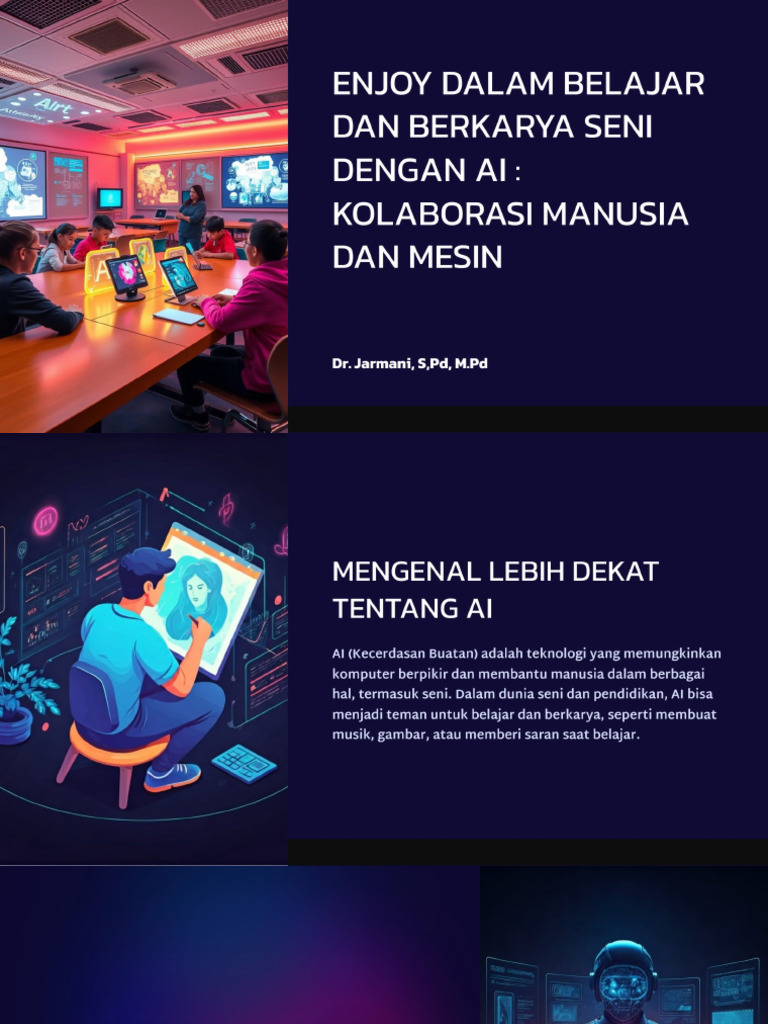 Enjoy Dalam Belajar Dan Berkarya Dengan Ai | PDF