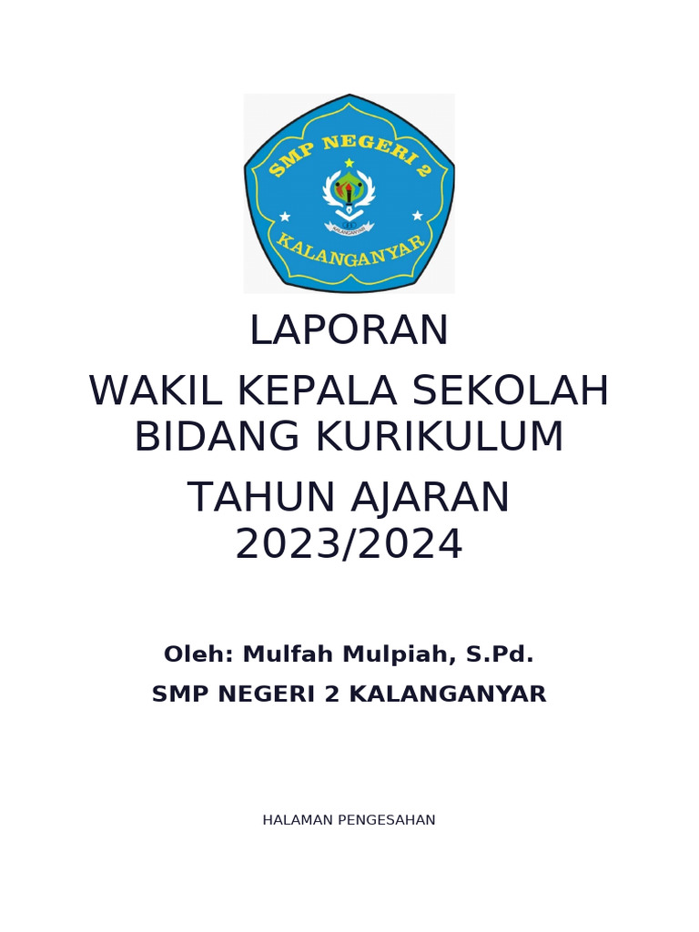 LAPORAN WAKAKUR 2 KLA | PDF