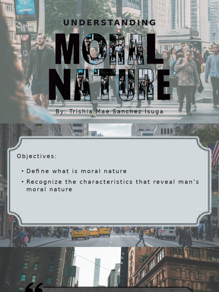 Characteristics of Moral Nature | PDF