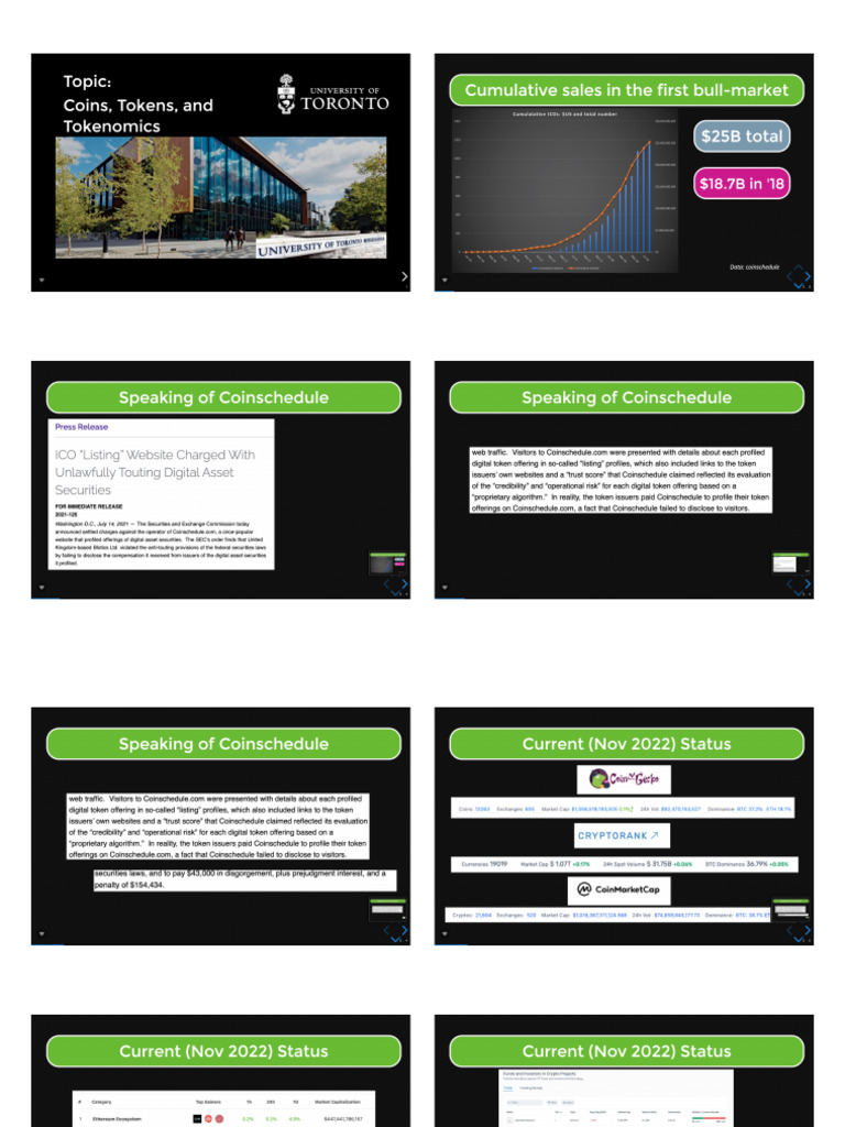 Coins, Tokens, and Tokenomics Chatgpt | PDF
