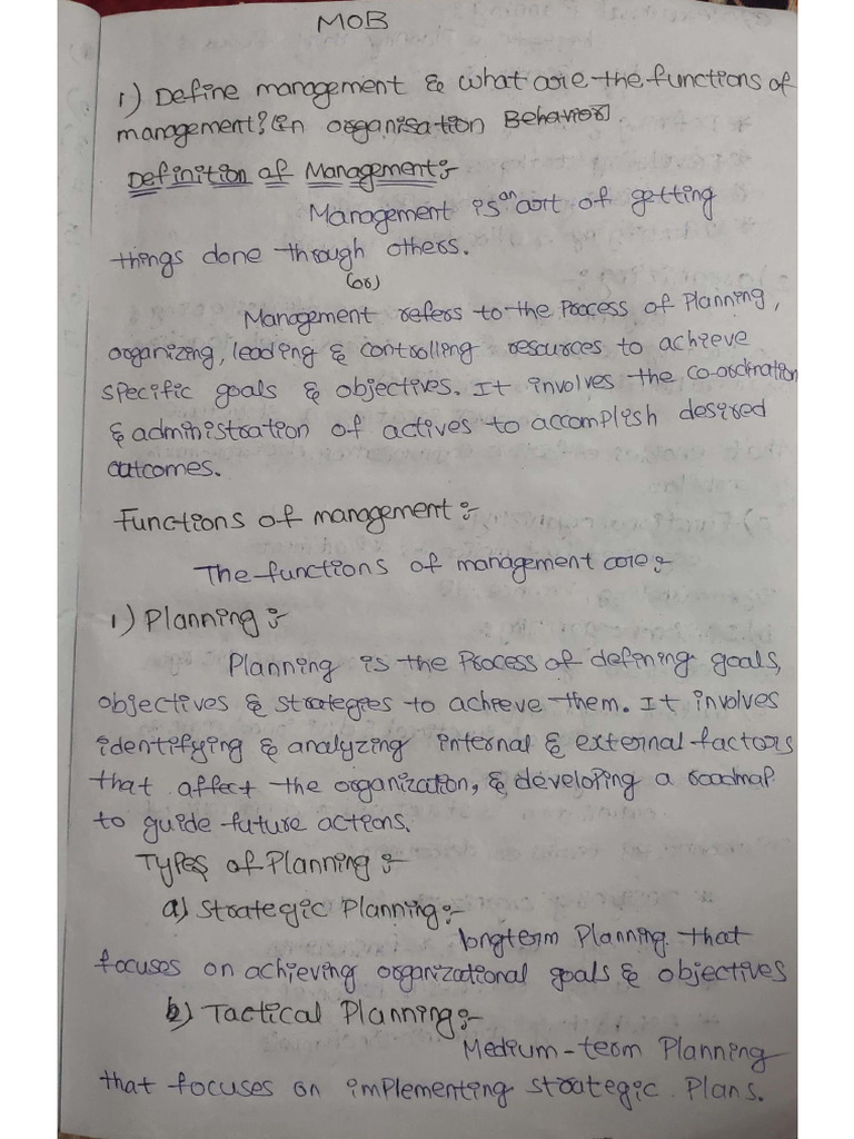 MOB Sem Question Answers | PDF