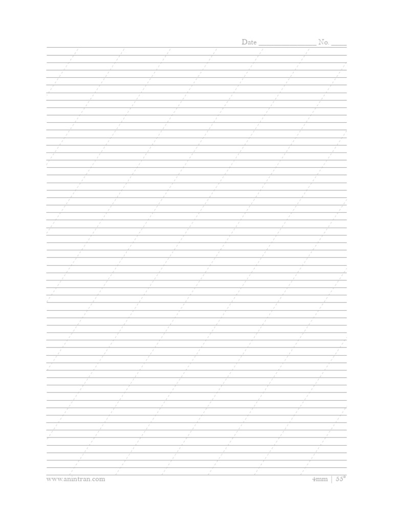 Copperplate 4mm 55º | PDF