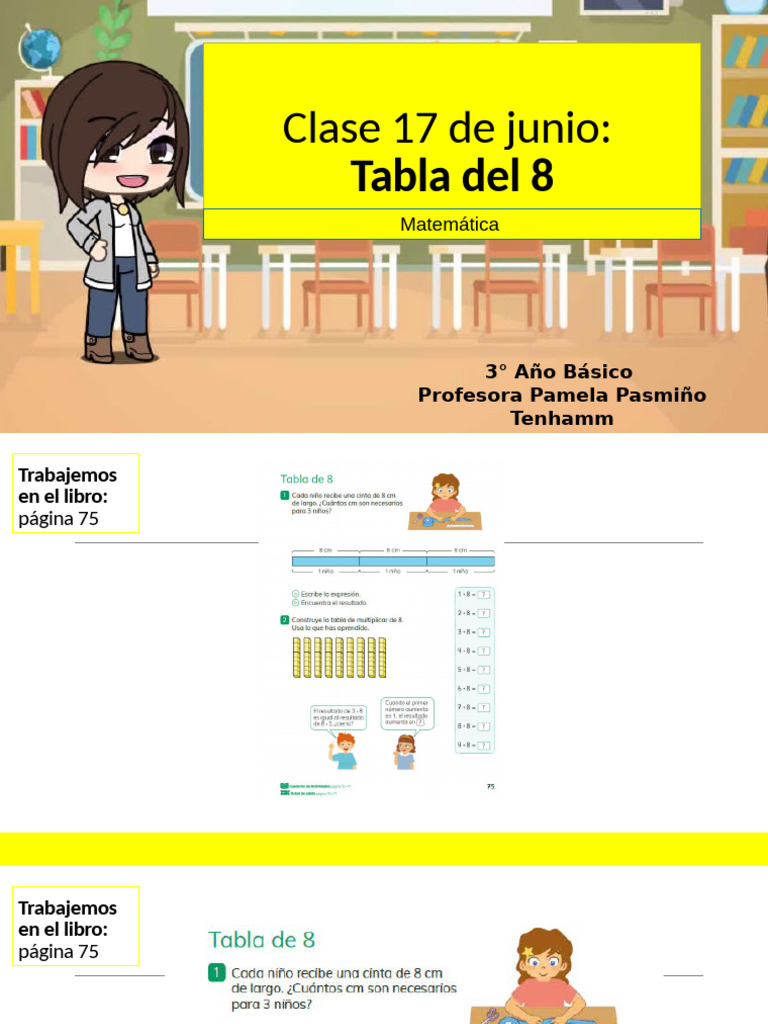 19 Tabla Del 8 | PDF