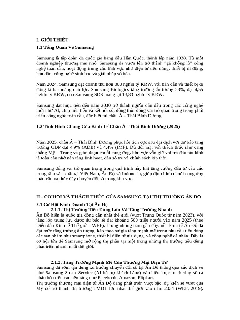 THUYẾT TRÌNH KDQT | PDF