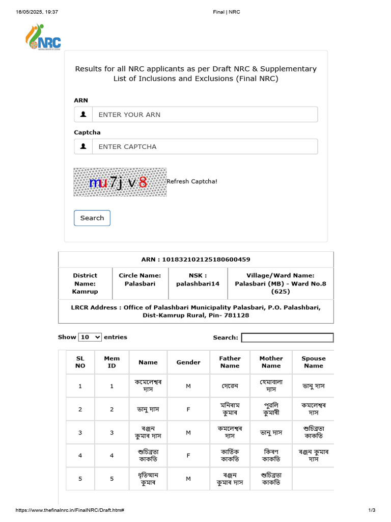 Final - NRC | PDF | Human Migration | Immigration