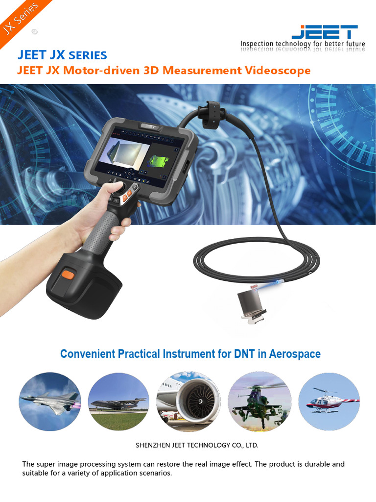 JEET JX Motor-driven 3D Measurement Videoscope | PDF | Video | Usb