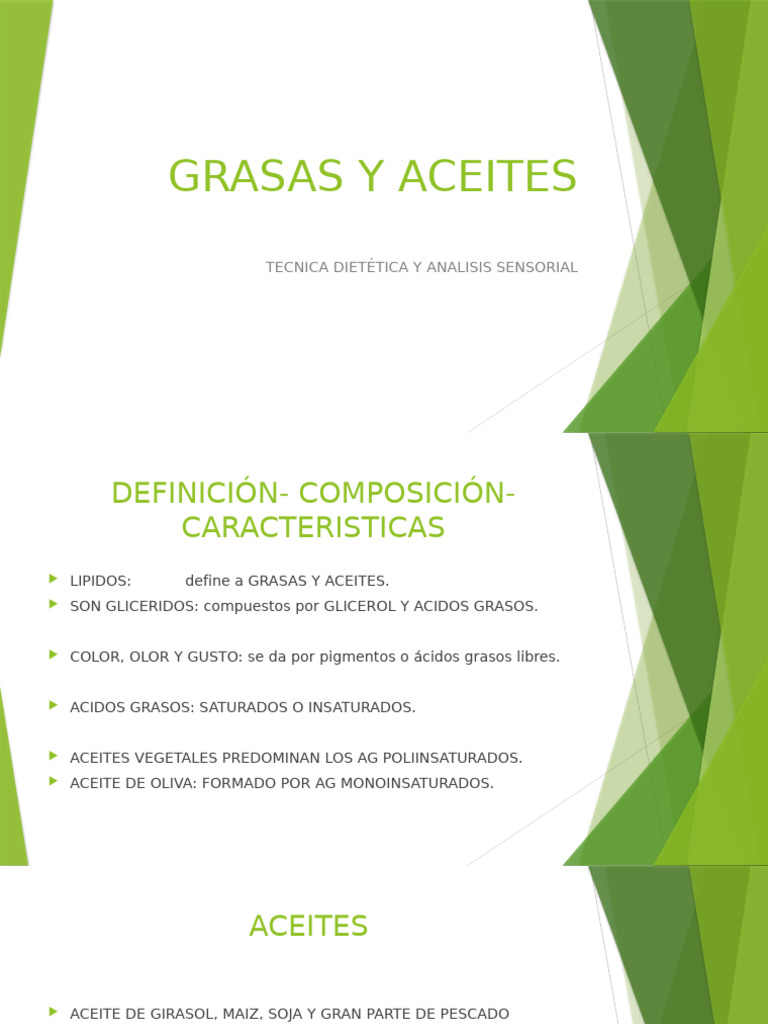 Grasas y Aceites | PDF | Petróleo | Cocinando