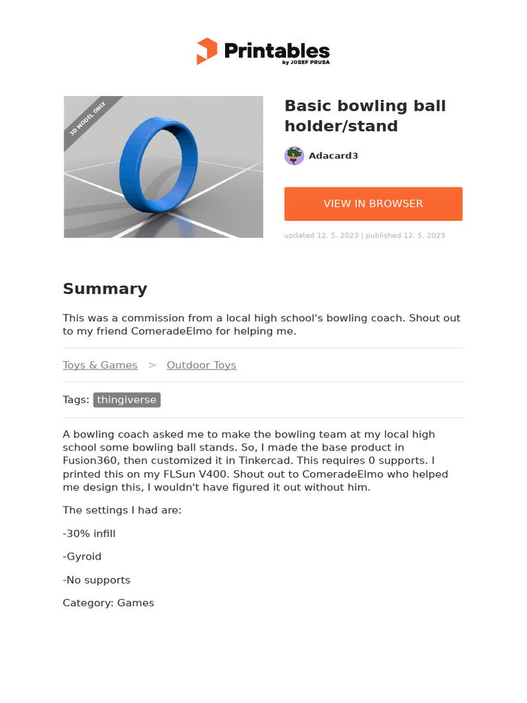 Basic Bowling Ball Holderstand Ae8c3eb0 803a 4560 Bce3 394a7a58f778 | PDF
