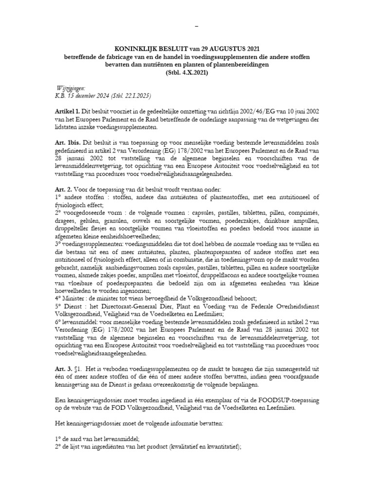 KB Andere Substanties Consolidated | PDF