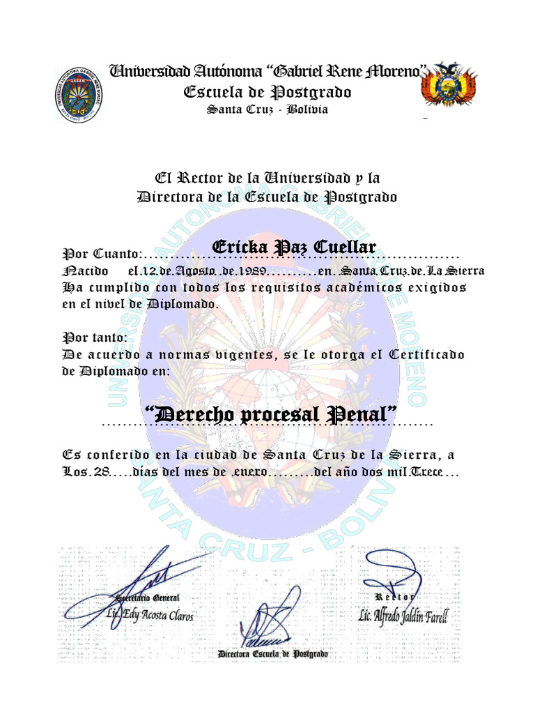 Postgradouagrm Ericka | PDF | Justicia | Crimen y violencia