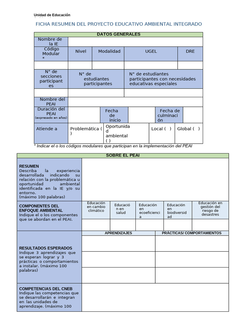 RD MODELO PARA PEAI | PDF | Entorno natural