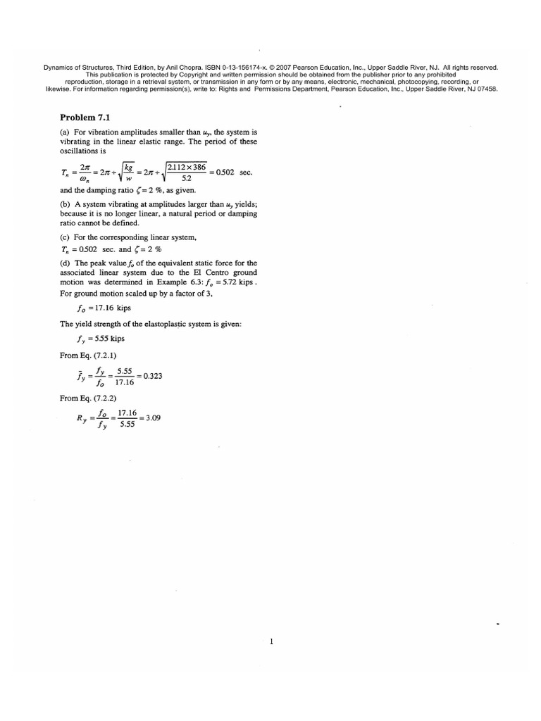 Solution Chapter 7 | PDF