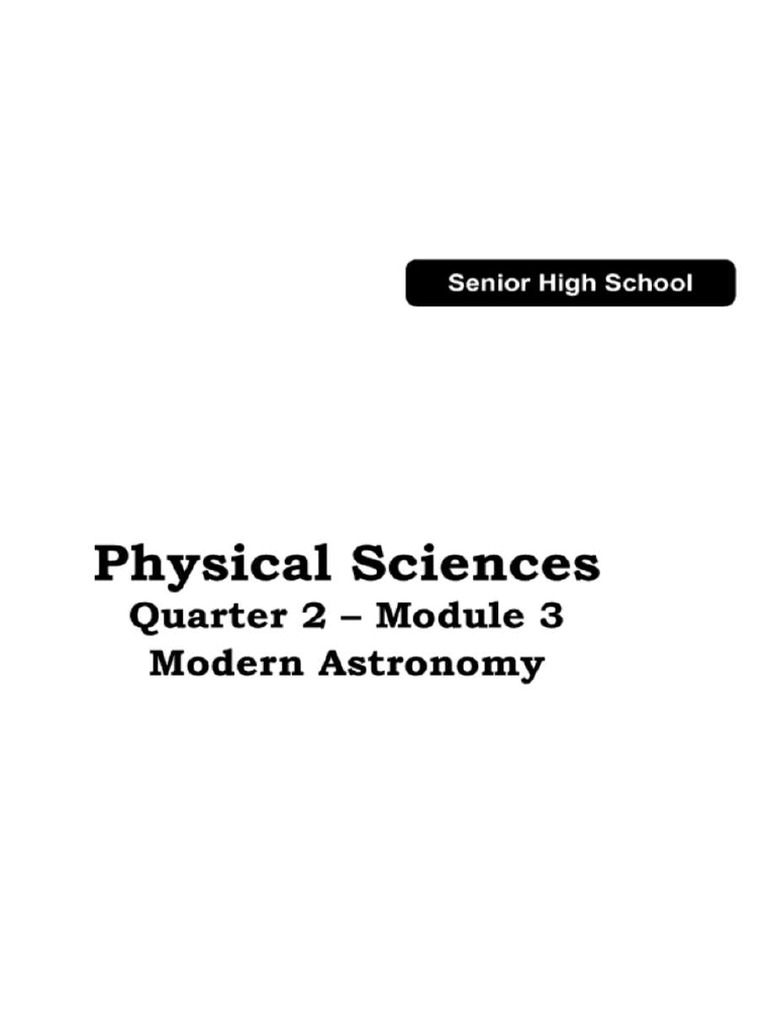 Physci Module 3 | PDF