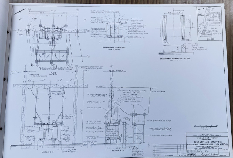Power Transformer Drawings 1 | PDF