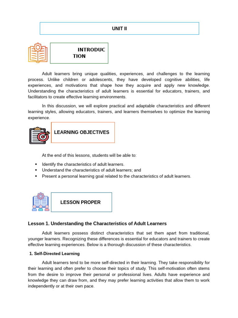 Module For Sir Alvin (1) - 064651 | PDF | Learning Styles | Learning