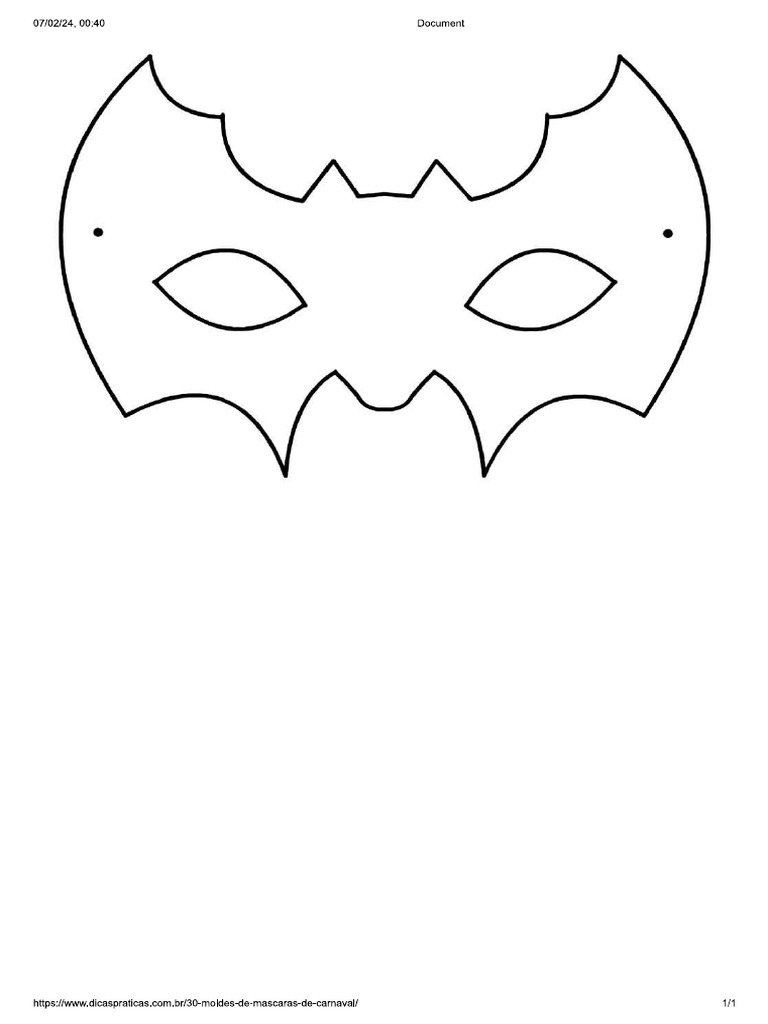 Molde Batman Merged | PDF