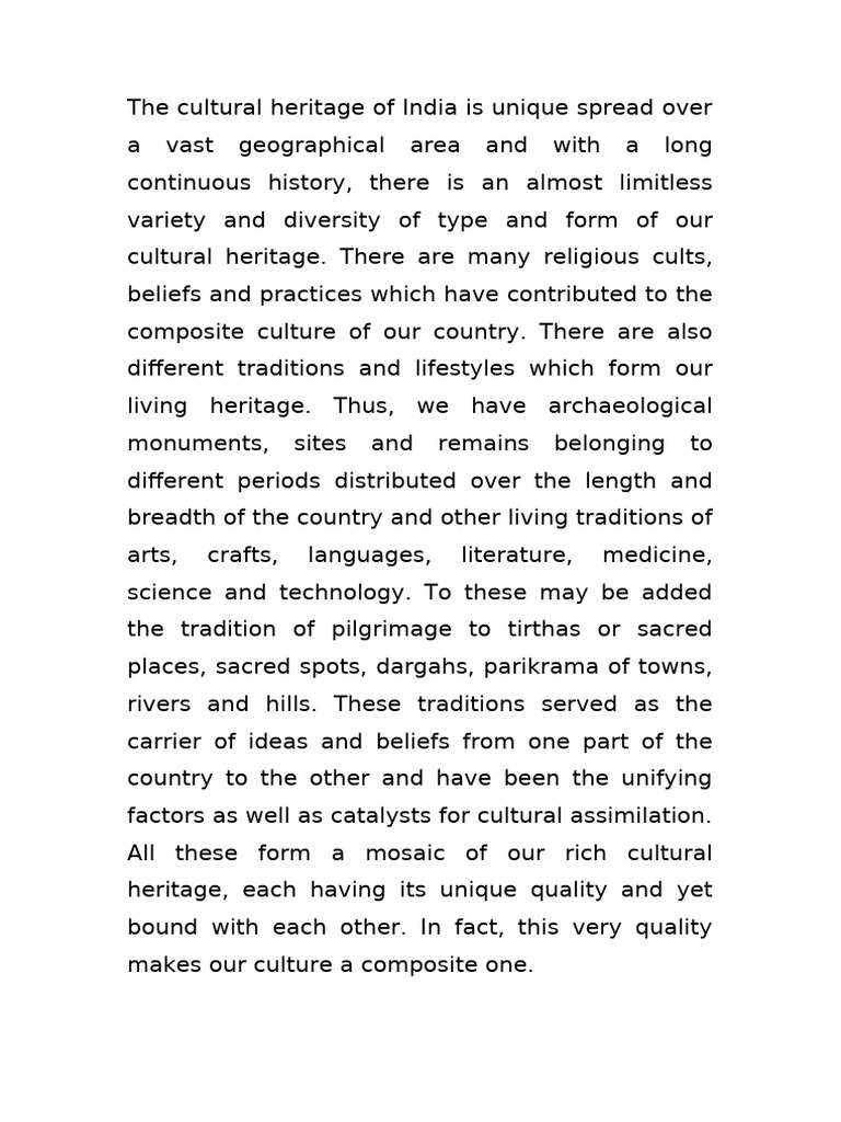 Archaeological Heritage | PDF