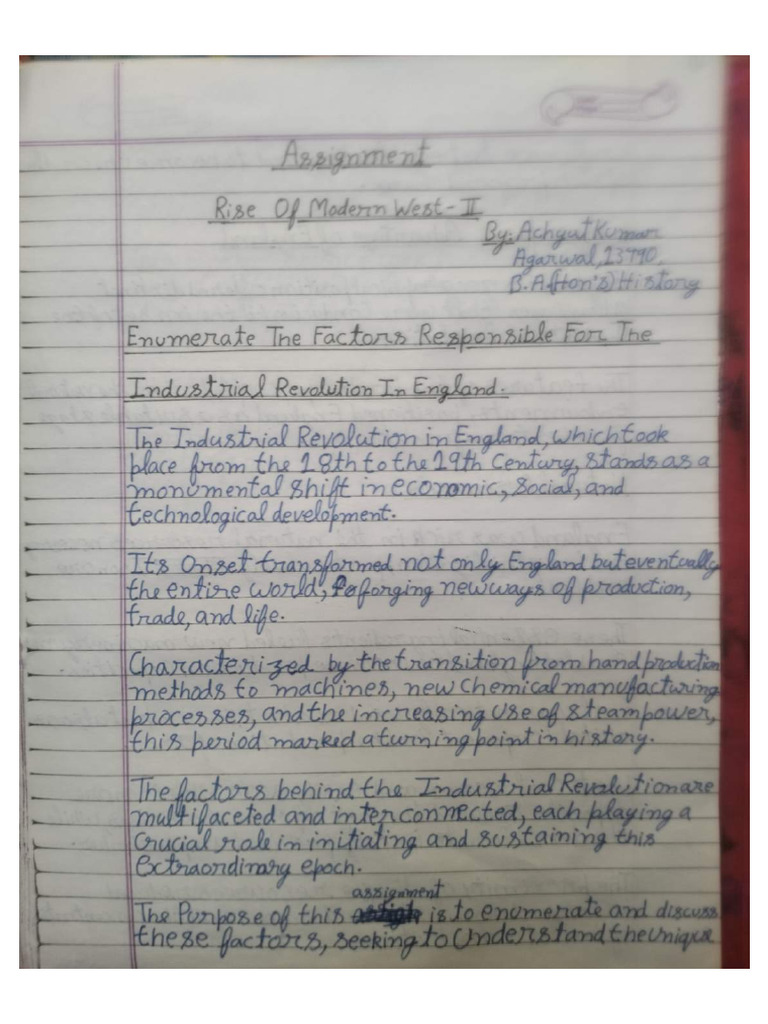 RMW IA by Achyut | PDF