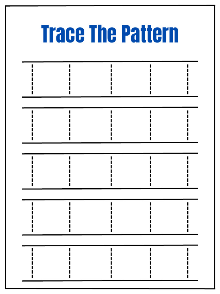 Trace The Pattern | PDF