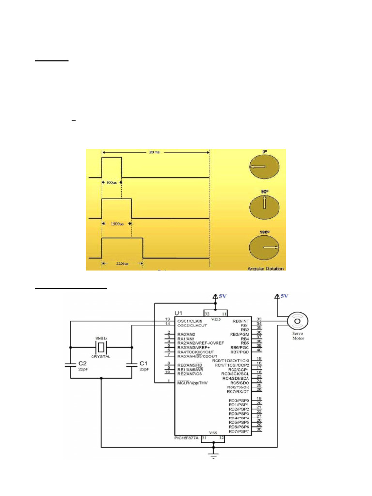 Lab-7 Servo Motor Interfacing | PDF