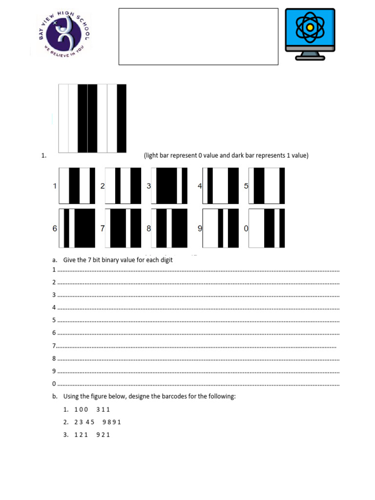 Revision Worksheet1 | PDF | Touchscreen | Barcode