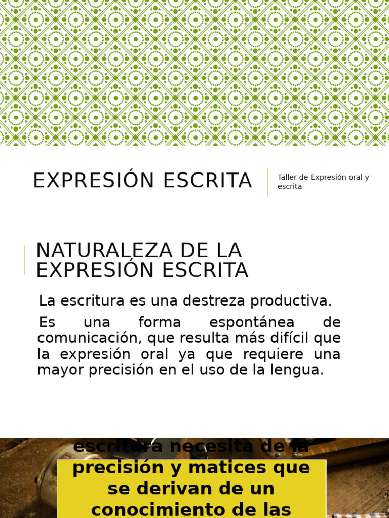 Técnicas para Mejorar la Expresión Escrita | PDF | Léxico | Escritura