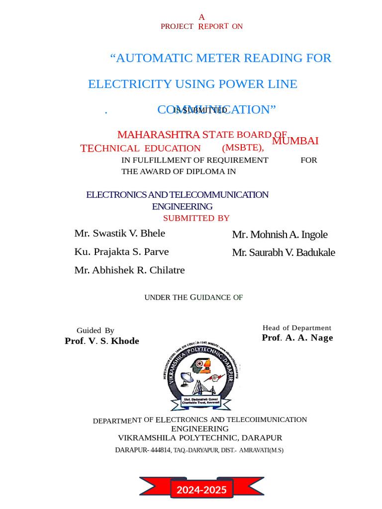 Project File Format Abhishek Chilatre 3 | PDF | Career And Technical ...
