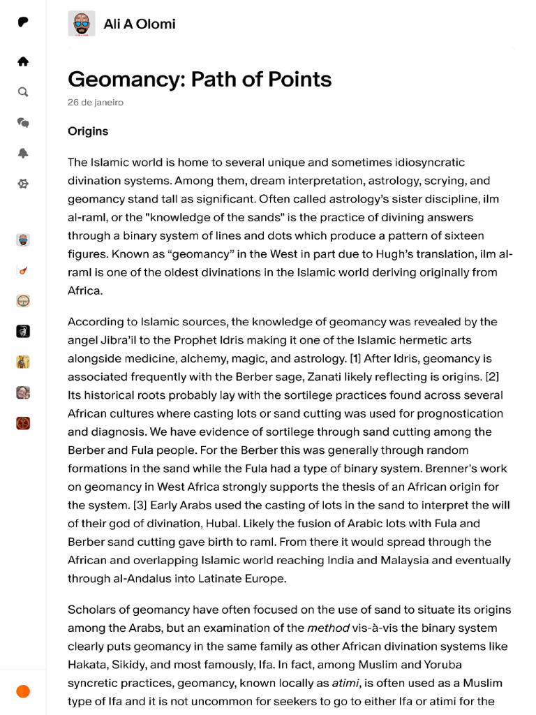 Geomancy - Path of Points | PDF | Divination | Astrology