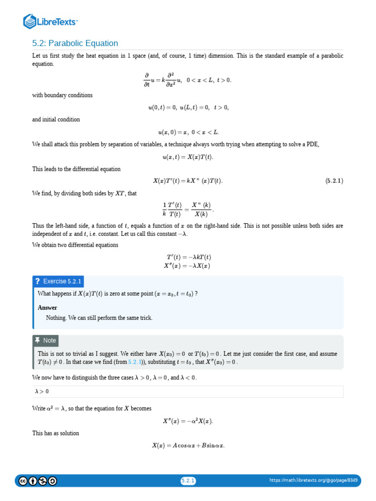 5.02 Parabolic Equation | PDF | Equations | Exponential Function