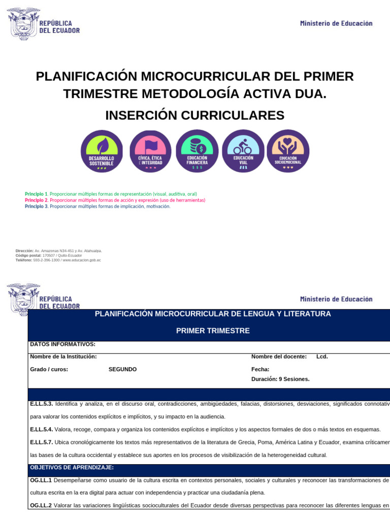 2do Ll - 1er - Trimestre | PDF | Ensayos | Multilingüismo