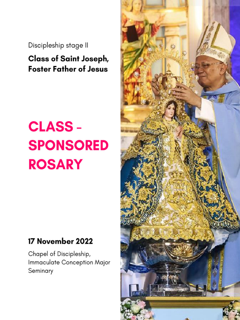 Class Sponsored Rosary Final | PDF