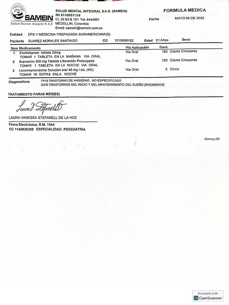 Formula Medica SAMEIN | PDF