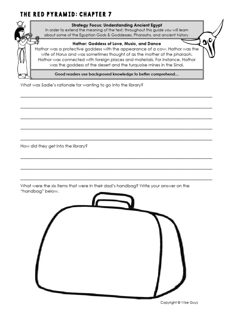 The Red Pyramid Chapters Questions Chapters 7 to 10 | PDF | Ancient ...