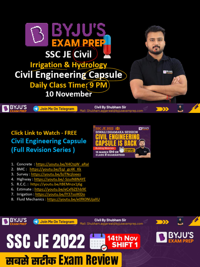 Irrigation & Hydrology Full Revision Capsule BYJUS | PDF | Irrigation | Soil