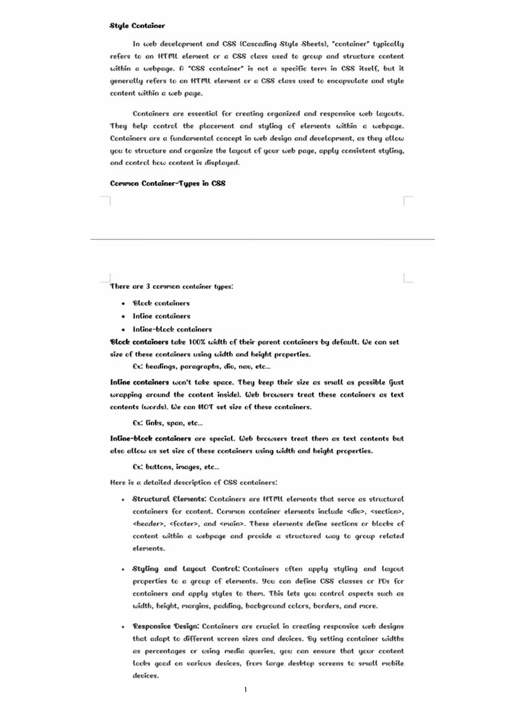 HTML Test 2 - 5marks | PDF