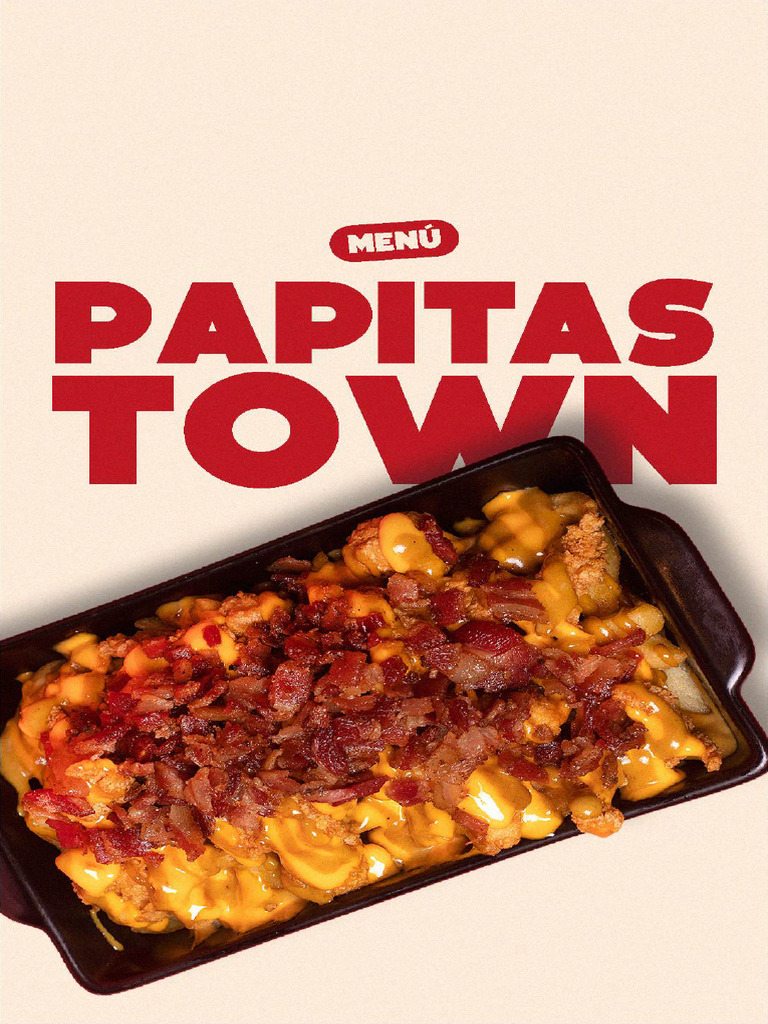 Menú Papitas Town - 1 - 241002 - 175105 | PDF | Tocino | Cocina de las ...
