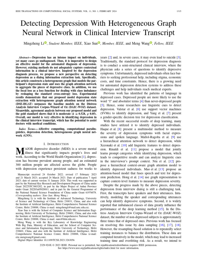 Detecting_Depression_With_Heterogeneous_Graph_Neural_Network_in_Clinical_Interview_Transcript ...