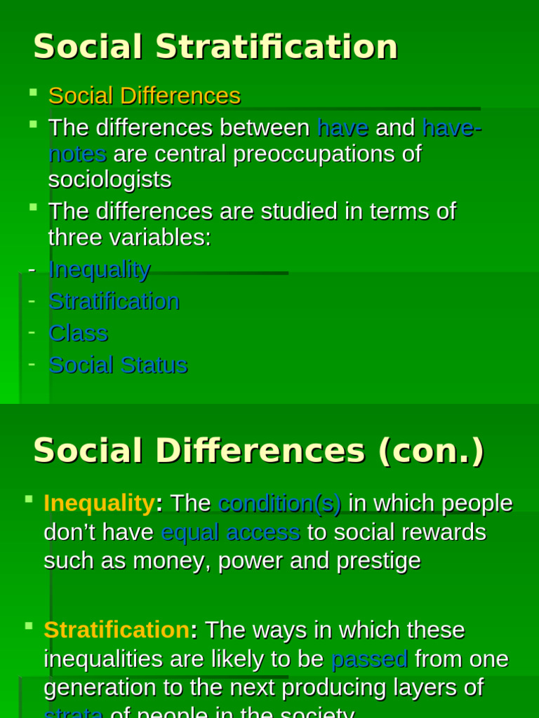 Social Stratification-22 | PDF | Social Stratification | Social Status