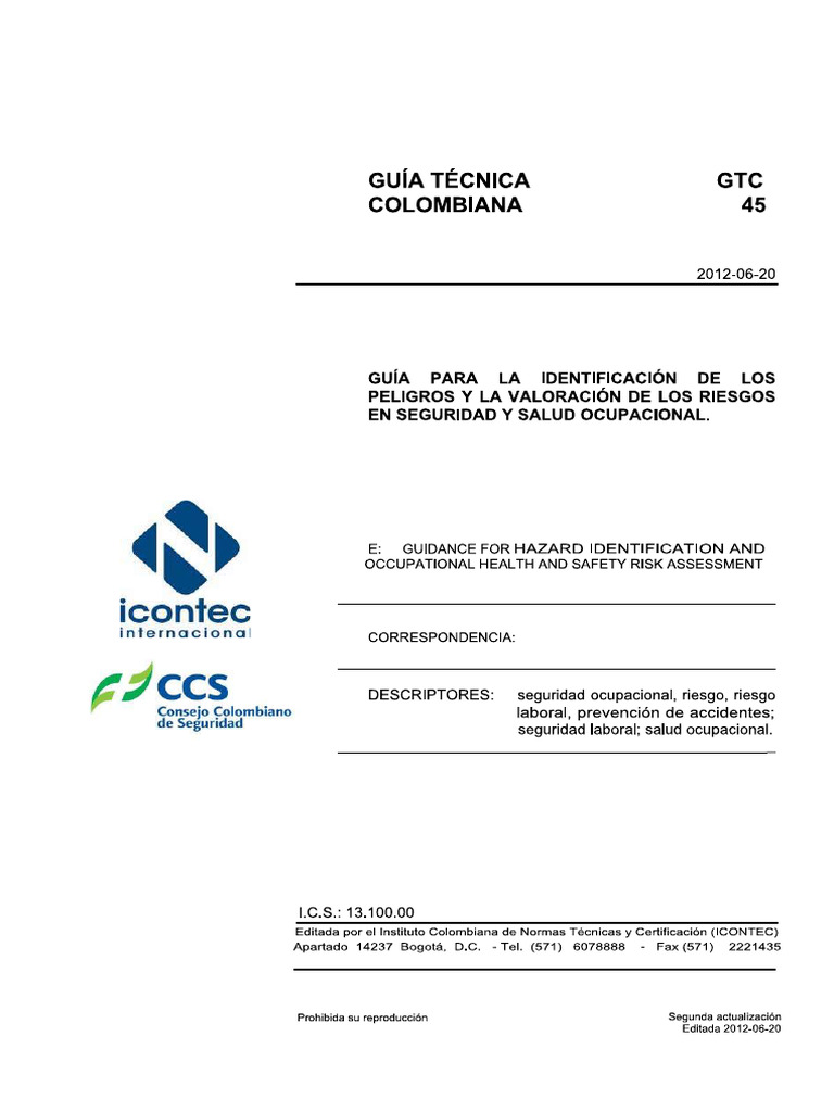 GTC 45 2012 | PDF