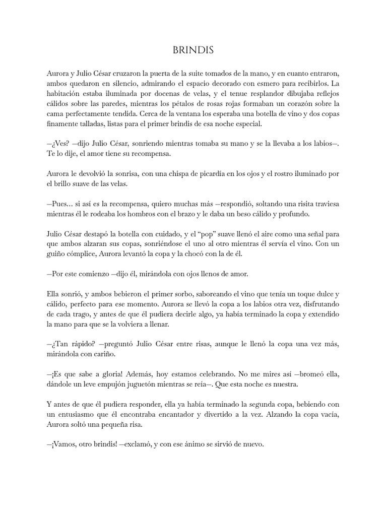 BRINDIS | PDF | Amor