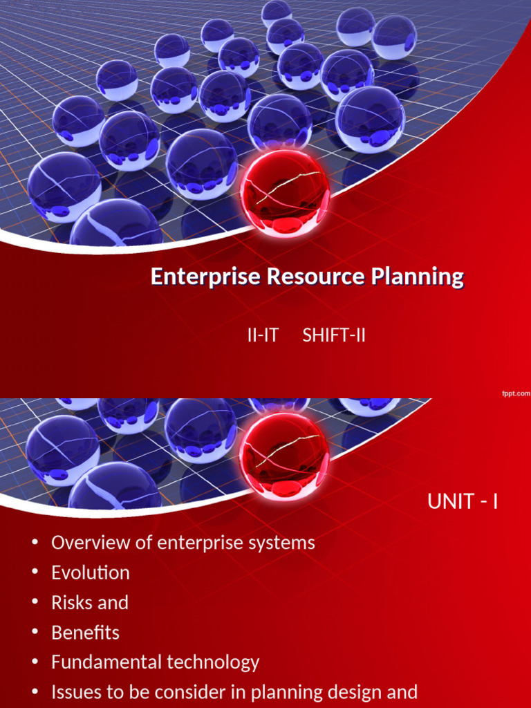 Enterprise Resource Planning | PDF | Enterprise Resource Planning ...