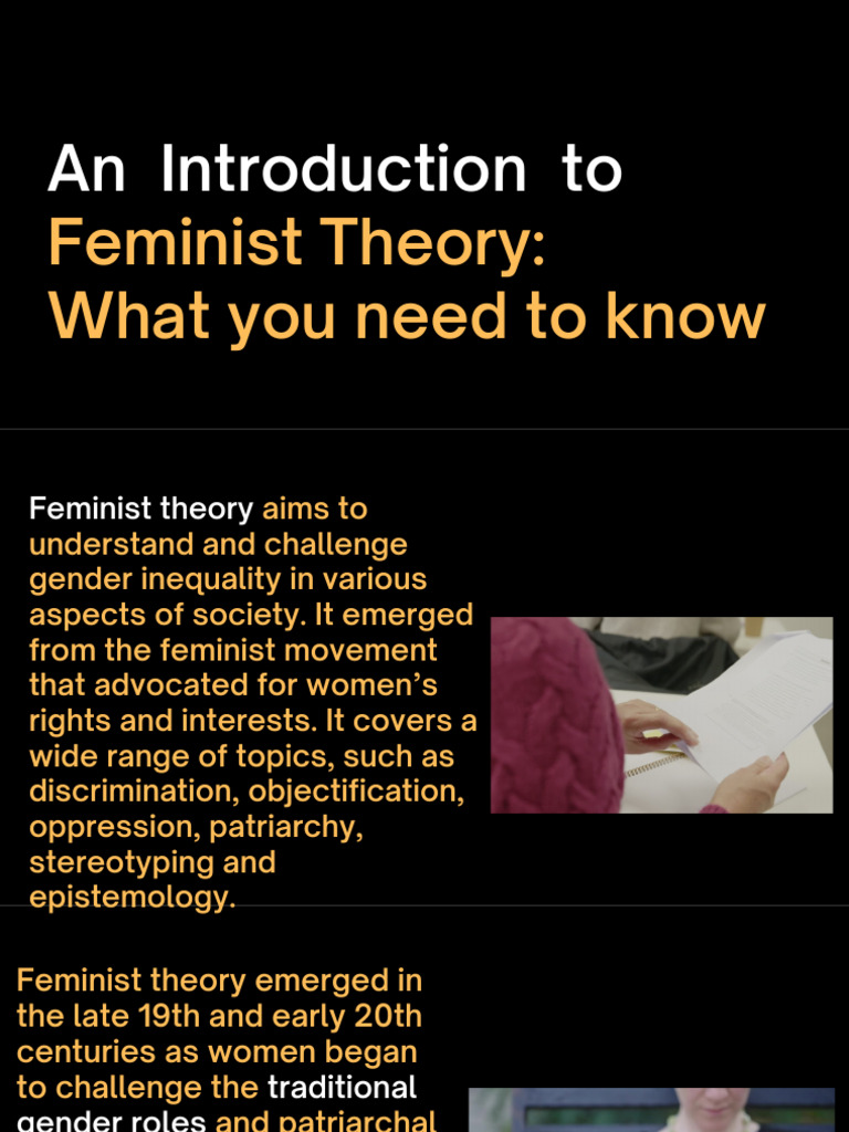An Introduction to Feminist Theory — What you need to know | PDF ...