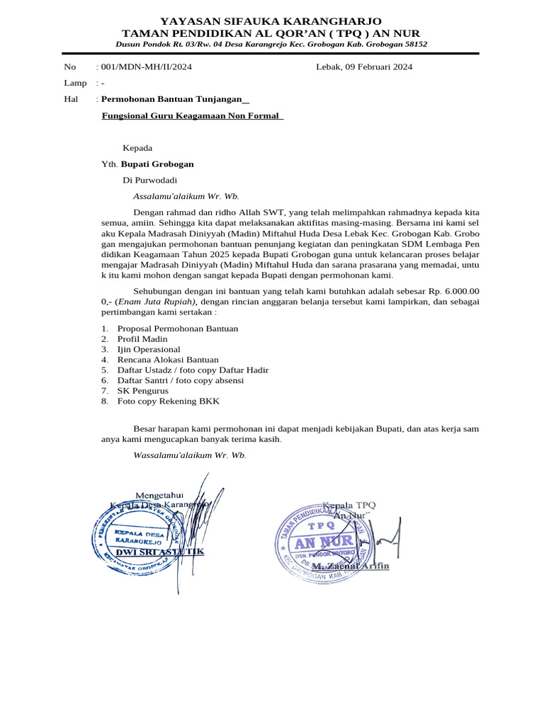 Prop Bog TPQ Dan Rab | PDF