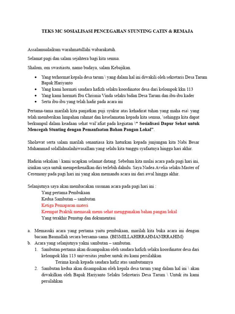 Sosialisasi Pencegahan Stunting Catin | PDF