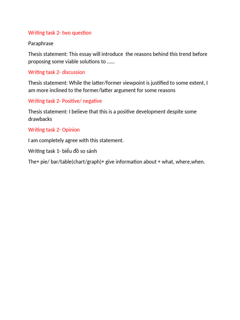 Writing Task 2 | PDF