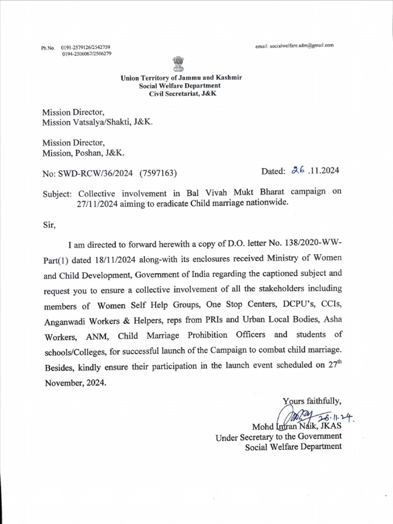 Bal Vivah Mukt Bharat | PDF