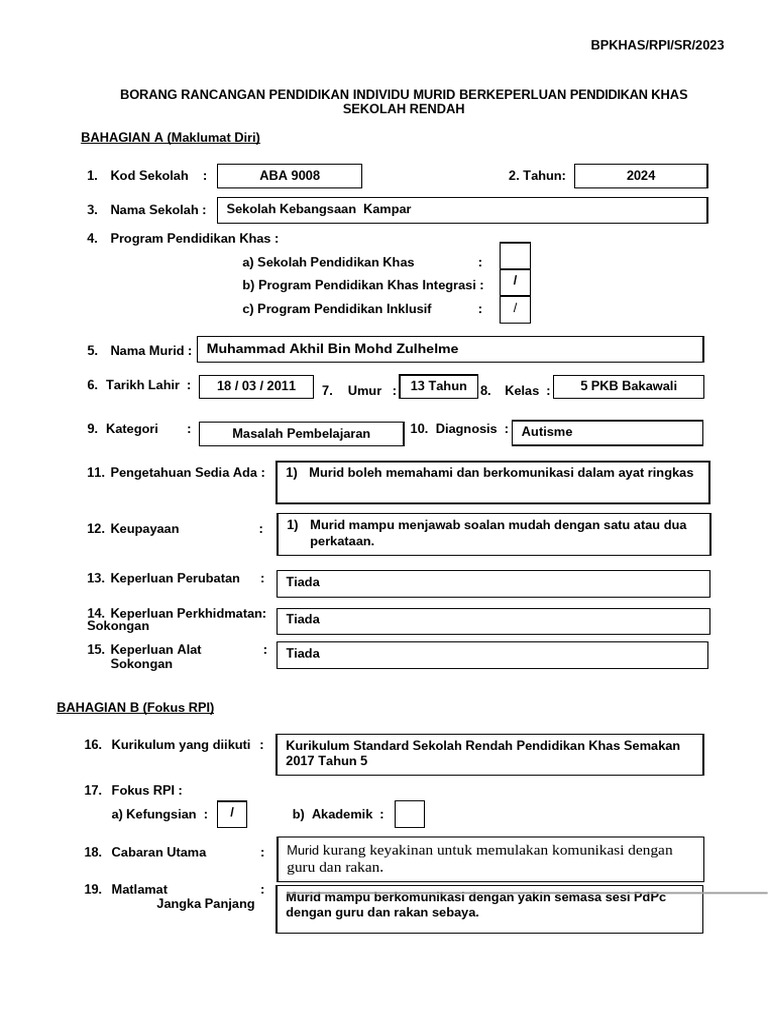 RPI - Sesi 2 Muhammad Akhil | PDF