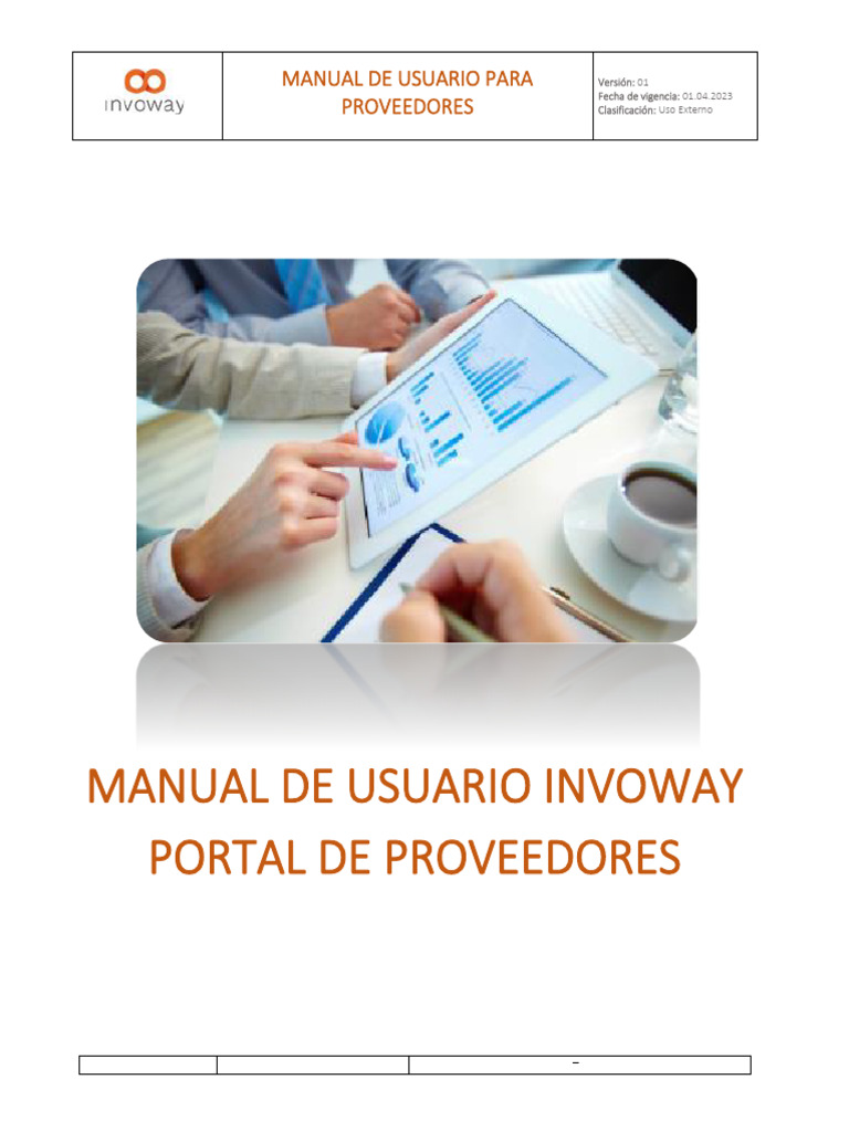 Manual Proveedor Invoway - Portal Del Proveedor | PDF | Usuario (informática) | Contraseña
