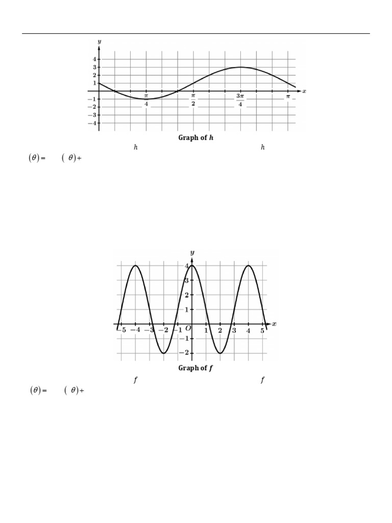 Worksheet C Topic 3 6 Sinusoidal Function Transformations Pdf Amplitude Cartesian
